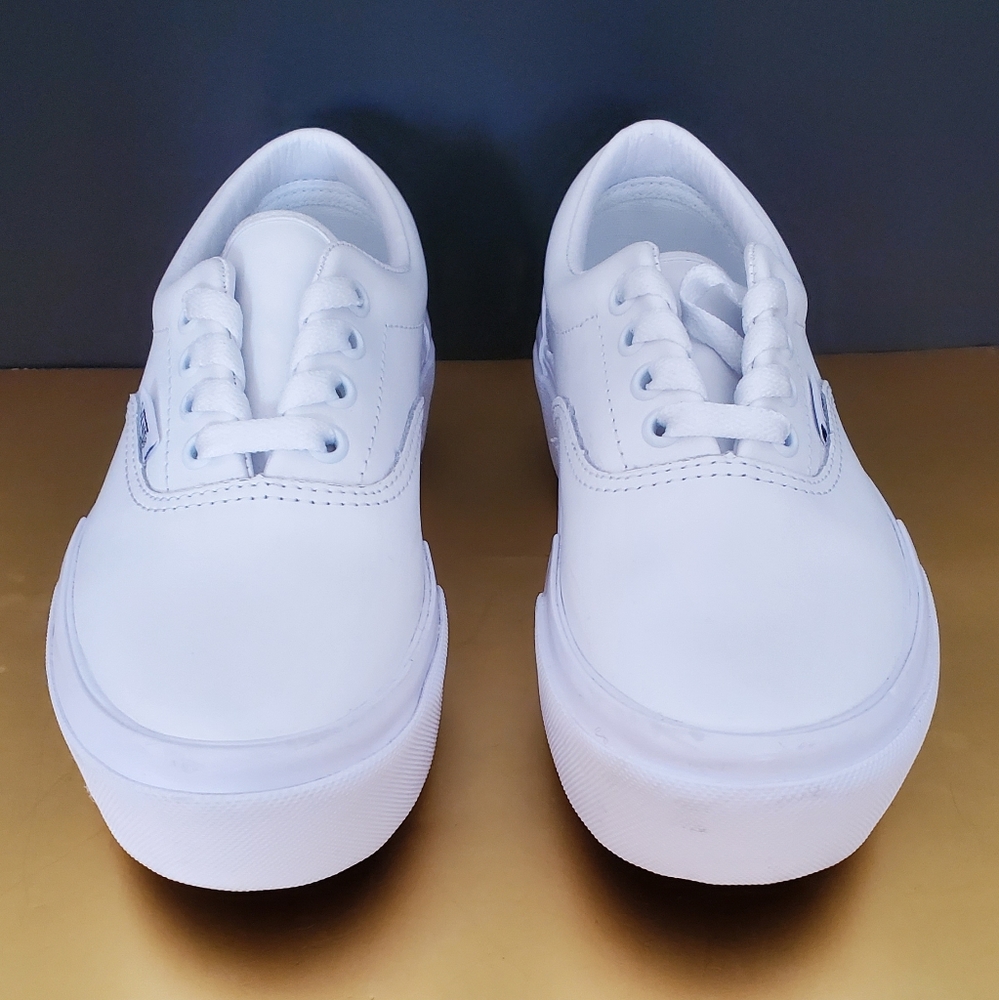 Vans Limited Edition Leather Stacked Sneakers - Gem